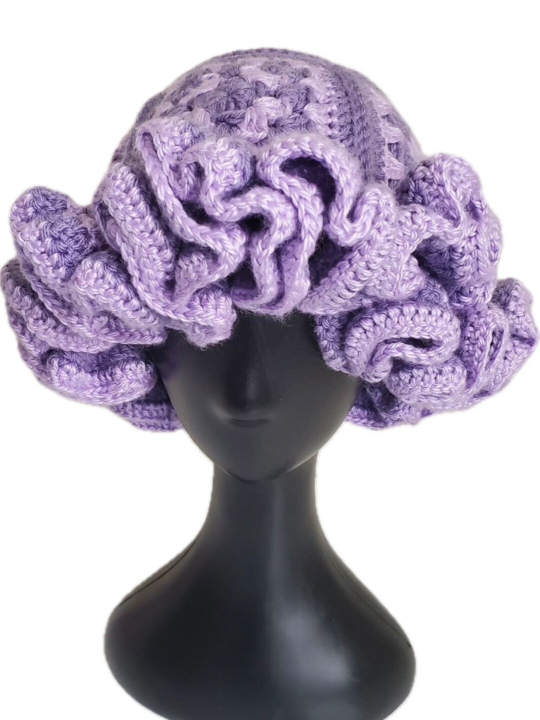 Granny Square Ruffle Bucket Hat - Etsy