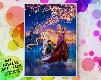 Tangled Poster - Etsy