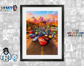 Cars Movie Art - Etsy