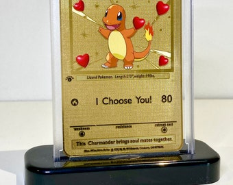 Charmander Valentine Card | Etsy