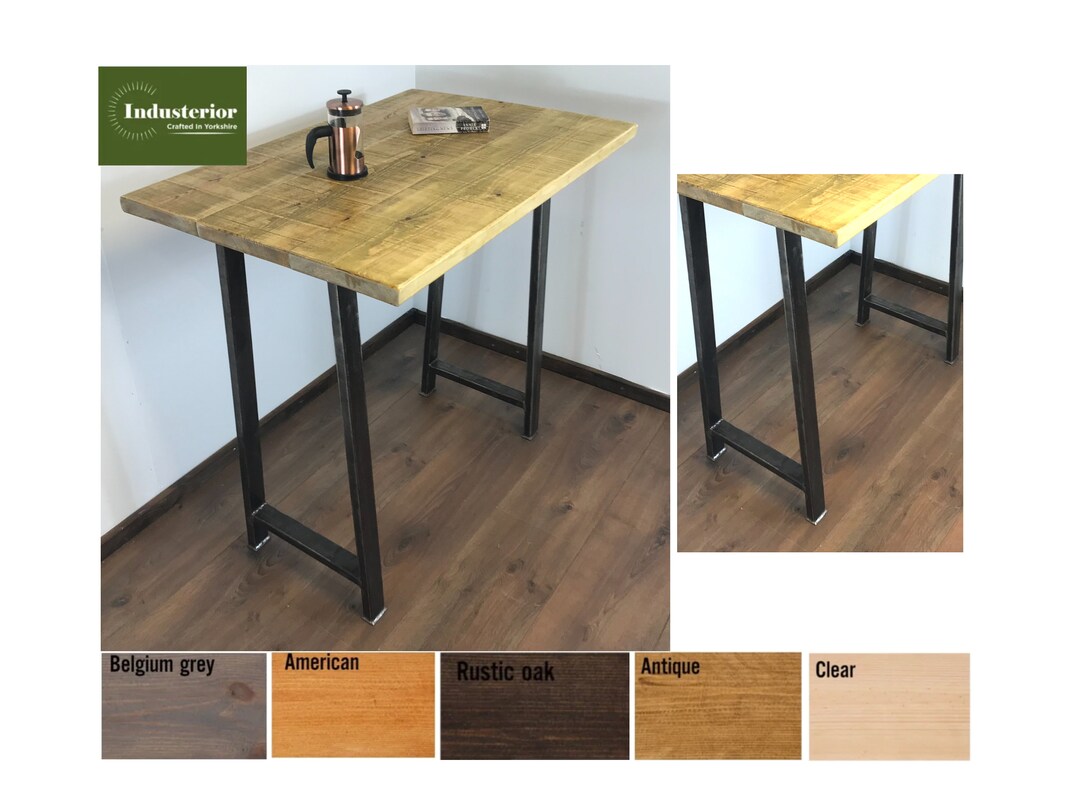 Industrial Rustic Breakfast Bar-stylish Breakfast Bar-free Standing A ...
