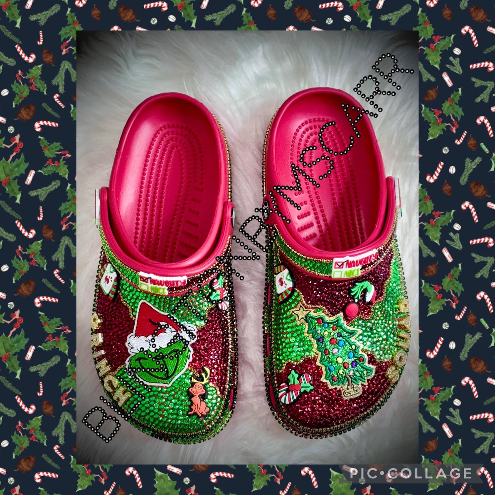 The Grinch Custom Crocs - Etsy