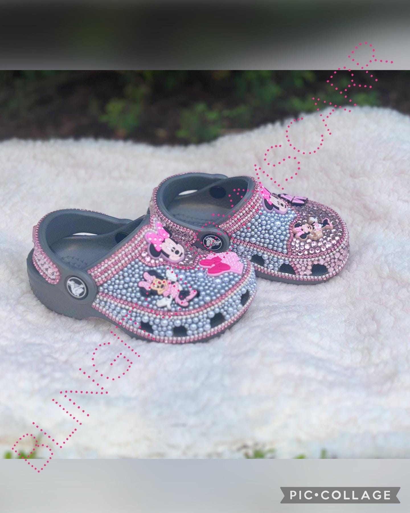 Minnie Mouse Custom Crocs - Etsy