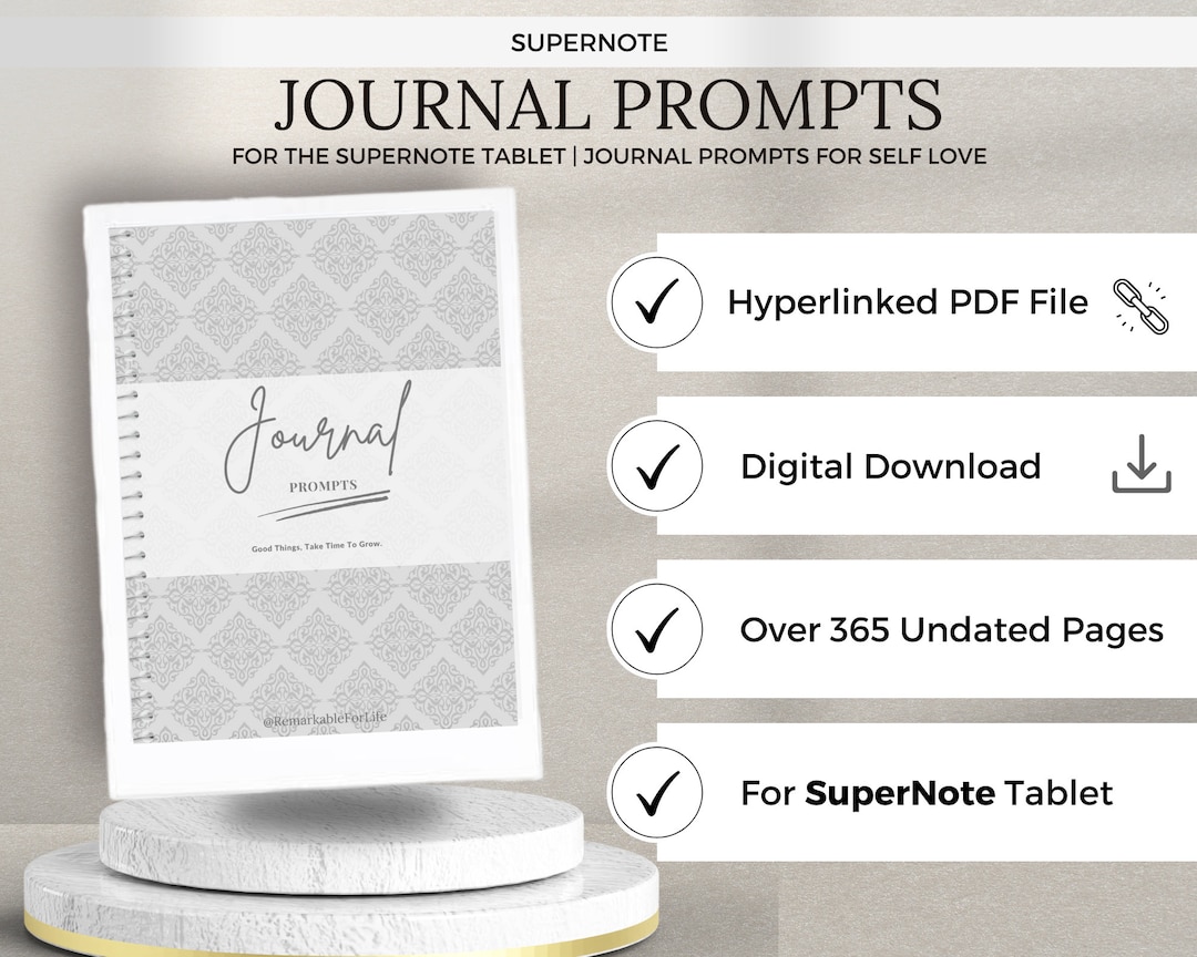 Supernote Daily Journal Journal Prompts Supernote Templates Digital ...