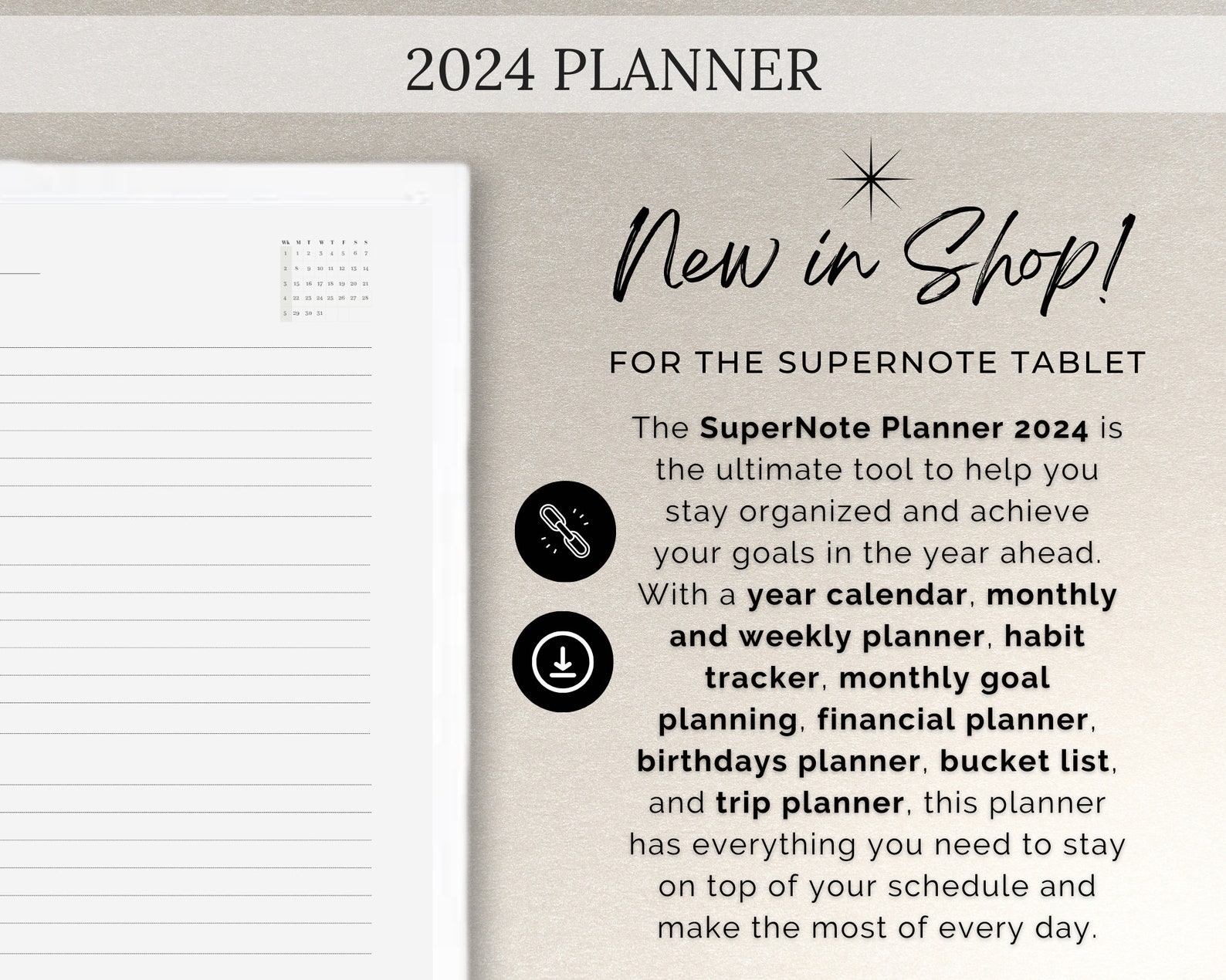 Stay Organized in Style With the Supernote Digital Planner 2024 ...