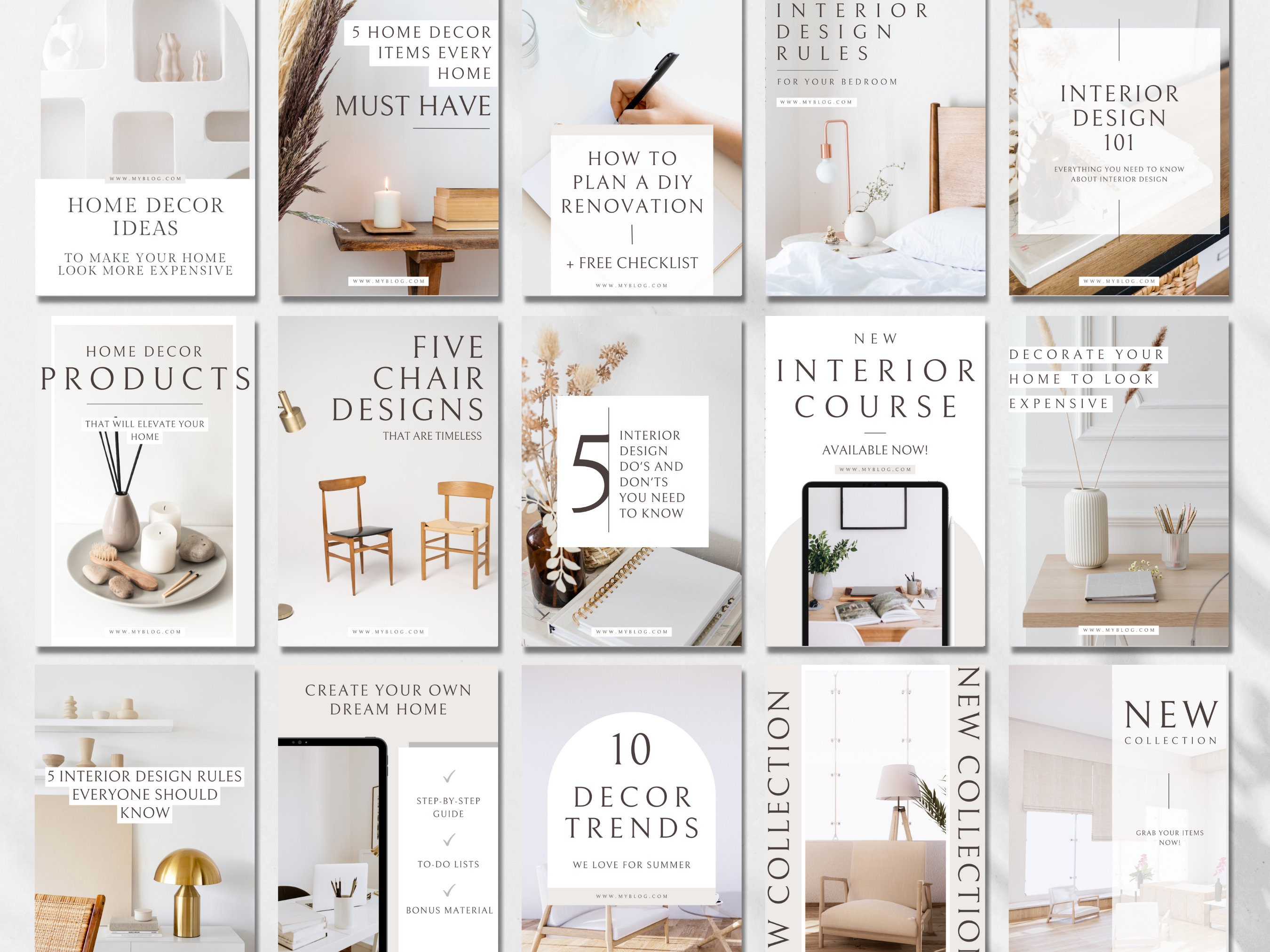 Pinterest Pin Templates Interior Pinterest Templates Canva Pinterest ...
