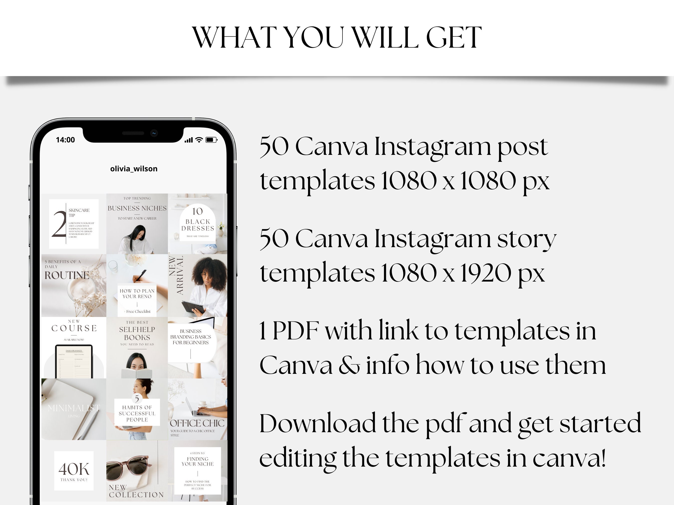 100 Instagram Templates Canva Instagram Post Templates Instagram Story ...