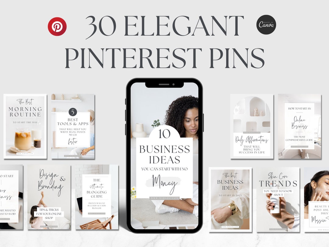 Élégants modèles d'épingles Pinterest pour toile (30 modèles) à ...