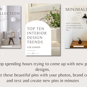 Pinterest Templates Interior Design Canva Pinterest Pin Template ...