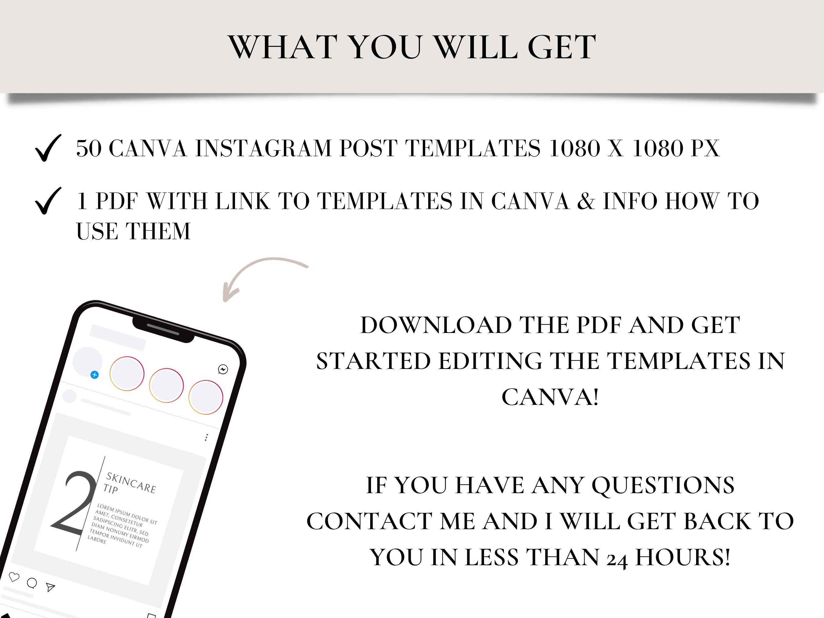 Instagram Templates Canva Instagram Post Templates Insta Templates ...