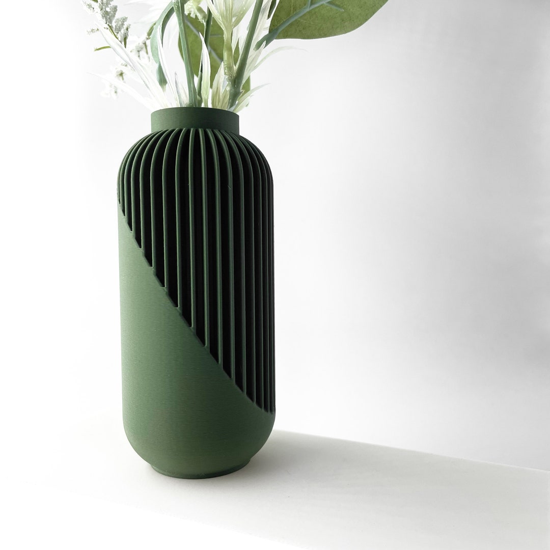 Indoor Dry Vase 6 7 8 Tall: Modern 3D - Etsy UK