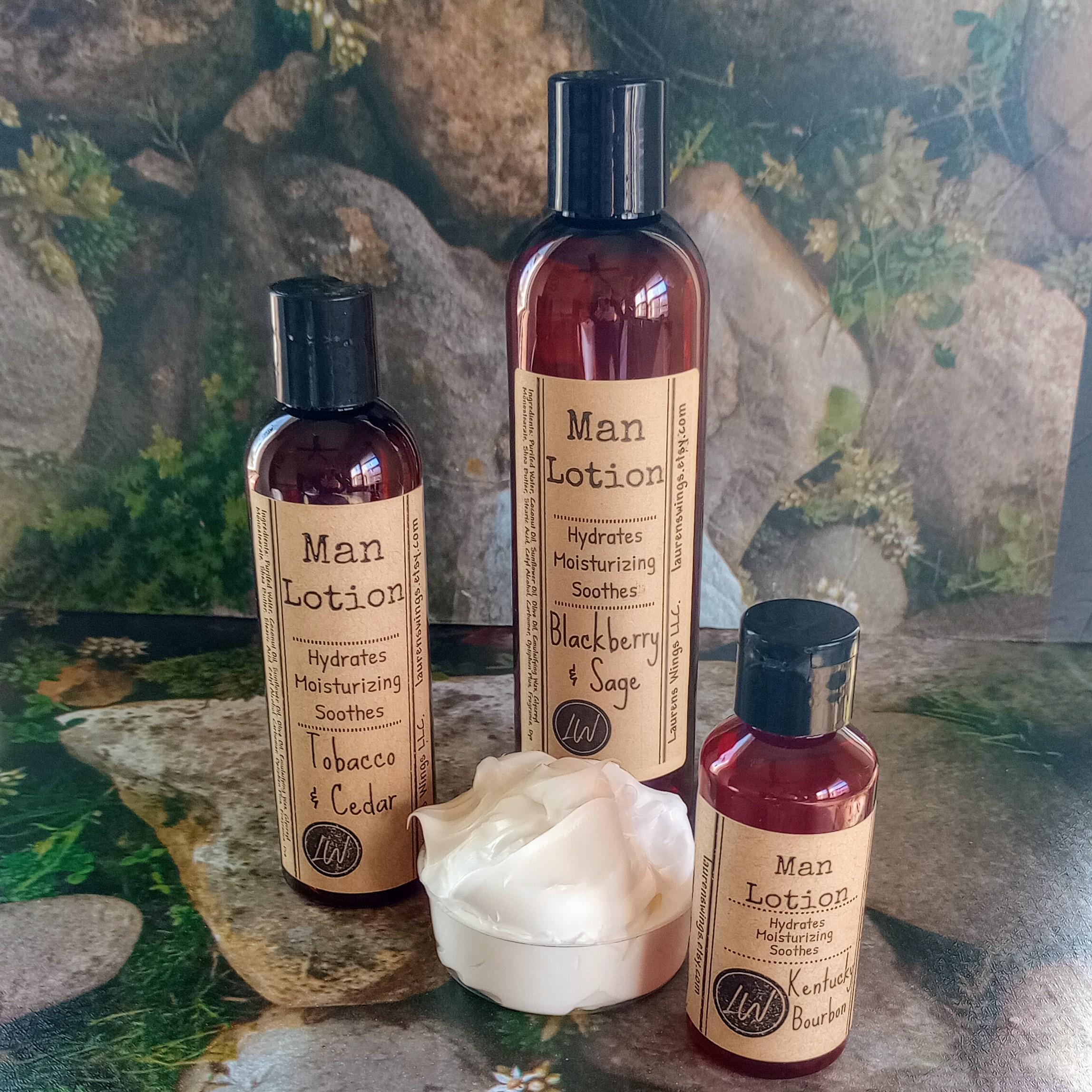 Man Lotion: Hydrating Skincare for Men - Various Scents - Etsy