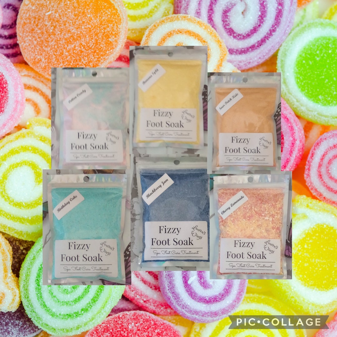 Sweets & Treats FIZZY FOOT SOAK, Spa Foot Treatment, Banana Split ...