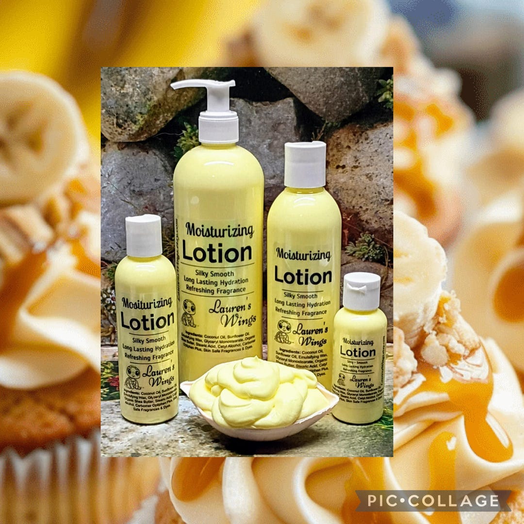 Drunken Banana Lotion: Banana, Clove and Butter Rum Swirl. Moisturizing ...