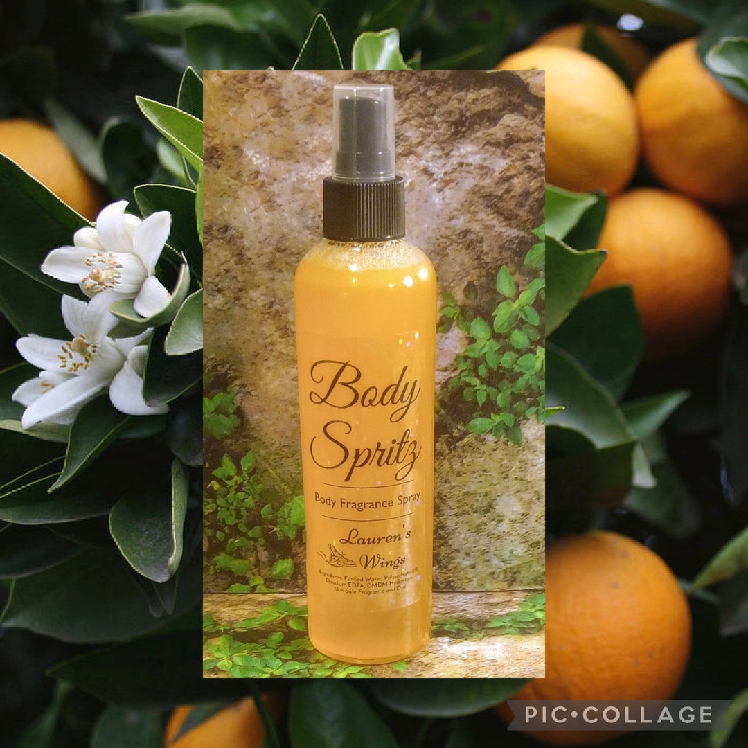 Orange Blossom Body Spritz: Orange Bouquet With Vanilla and Raspberry ...