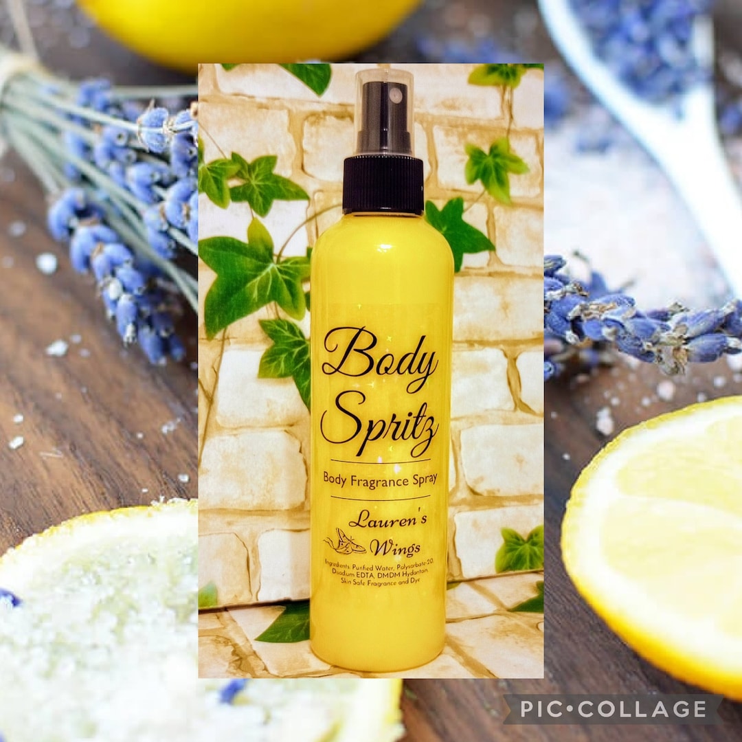 Lavender & Lemon Body Spritz: Lavender, Lemon Peel and Orange Flower ...