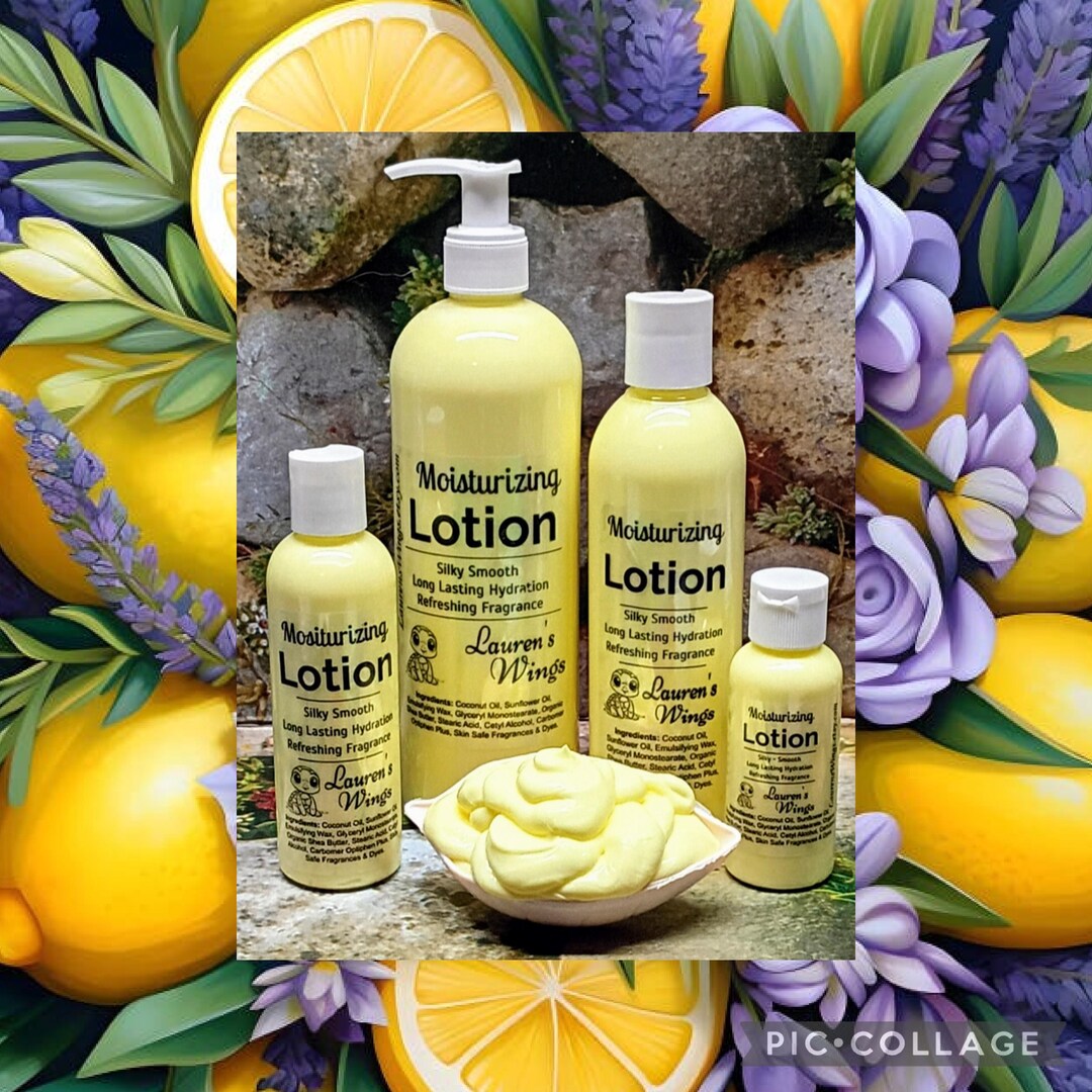 Lavender & Lemon Lotion: Lavender, Lemon Peel and Orange Flower ...