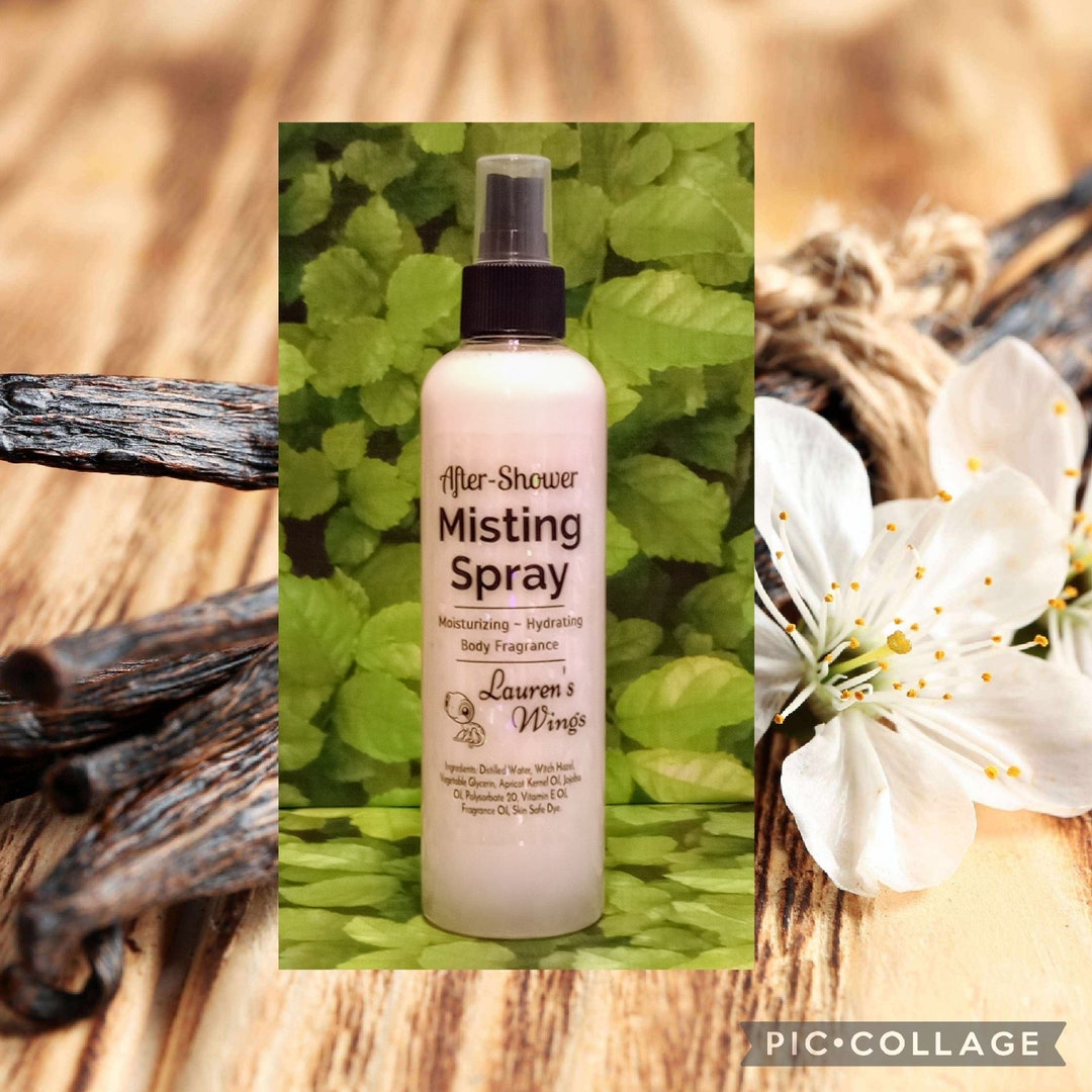 Simply Vanilla Bean AFTER SHOWER Misting SPRAY, Blend of Skin Soothing ...