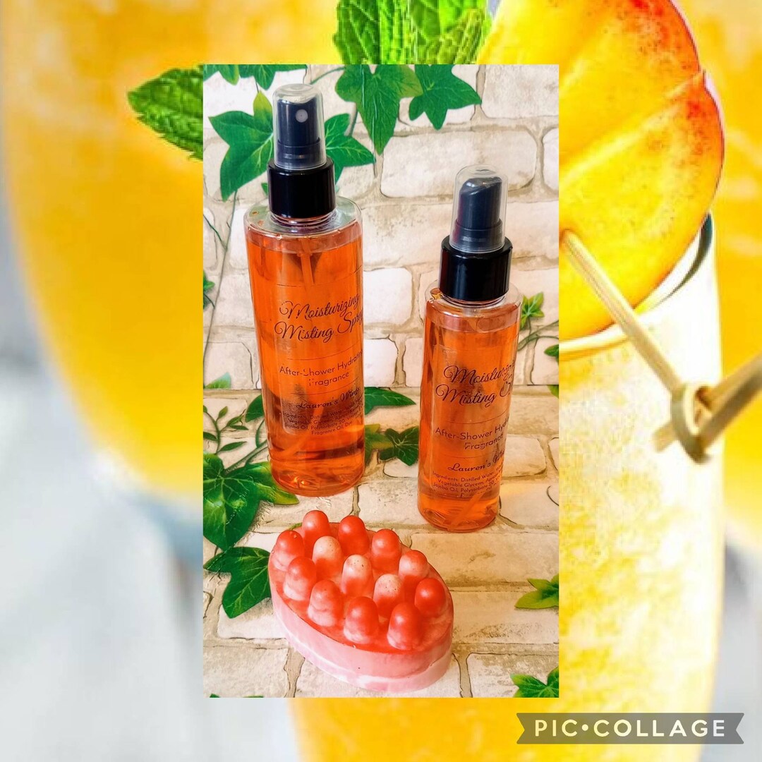 Peach Bellini AFTER SHOWER Misting SPRAY Blend of Skin - Etsy