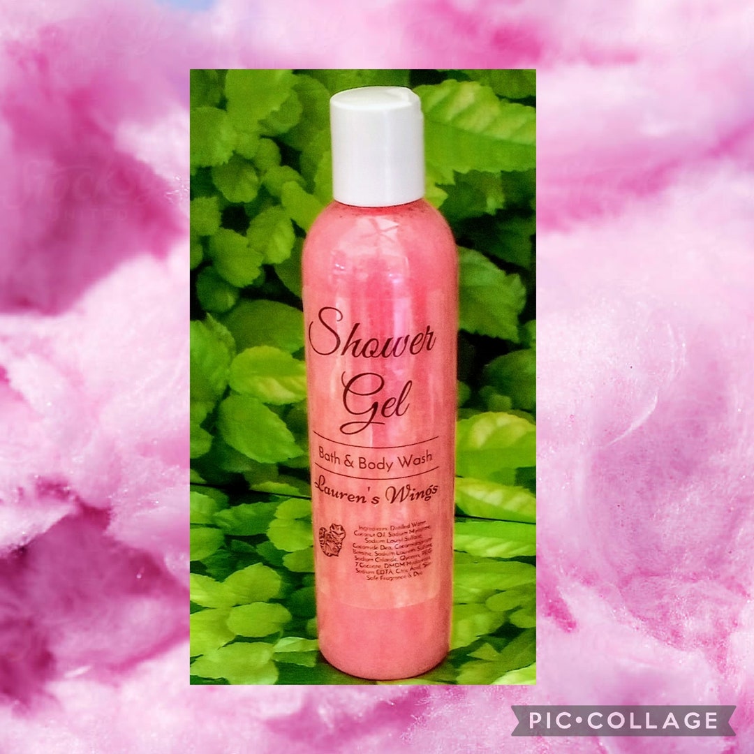 Cotton Candy Bath & Shower Gel: Sticky Sweet Vanilla With Fruity ...