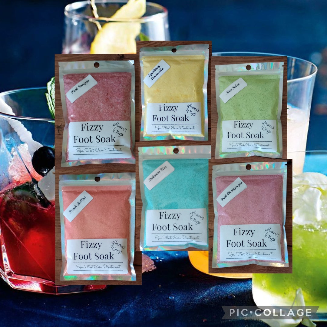 Cocktails FIZZY FOOT SOAK, Spa Foot Treatment, Bahama Fizz, Mint Julep ...