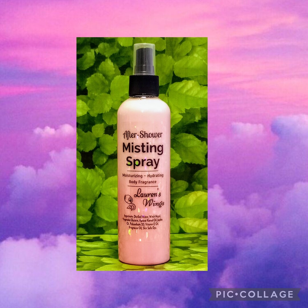 Pink Lavender Clouds AFTER SHOWER Misting SPRAY, Blend of Skin Soothing ...