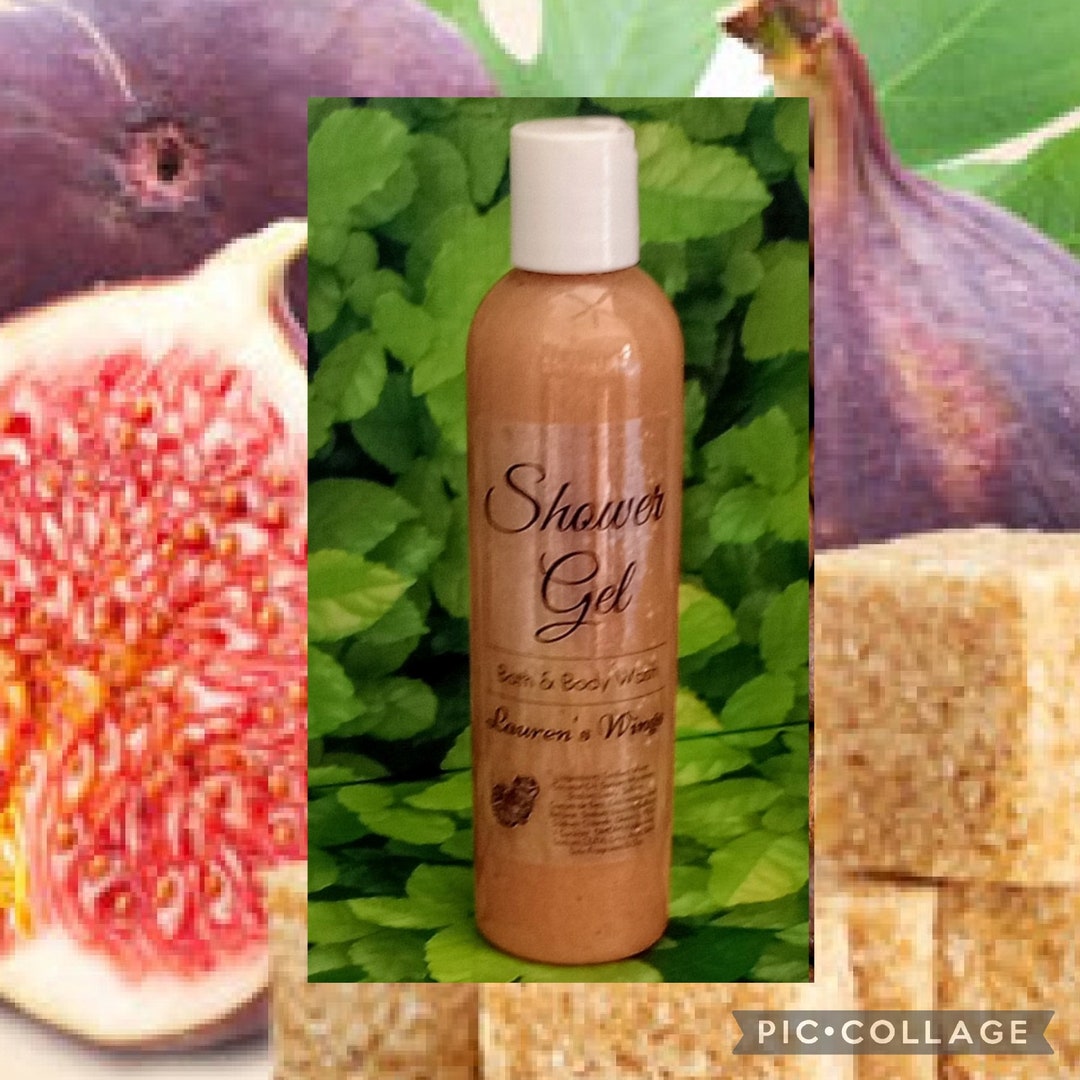 Warm Fig & Brown Sugar SHOWER GEL, Long Lasting Scented Body Wash, Figs ...