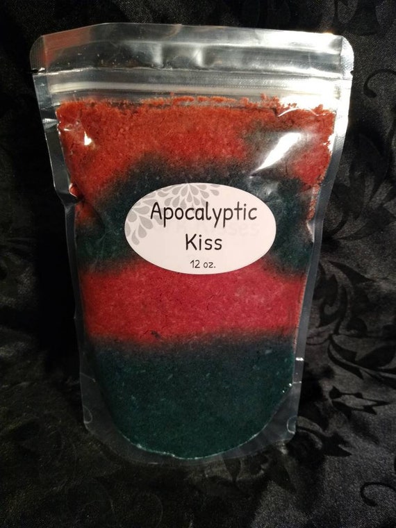 APOCALYPTIC KISS Bath Salts W/ Option of Adding Bath Bombs - Etsy