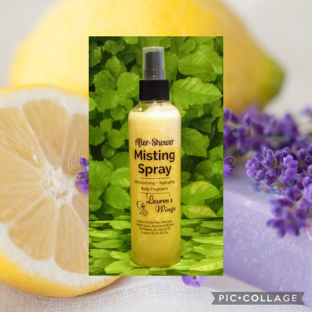 Lavender Lemon AFTER-SHOWER Misting SPRAY: Lavender, Lemon Peel and ...