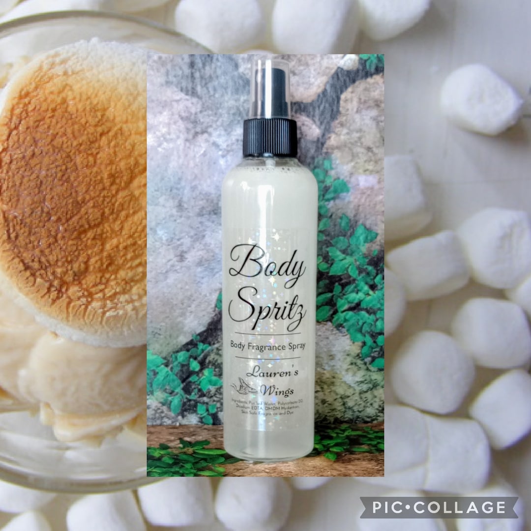 Toasted Marshmallow Body Spritz: Marshmallow, Smoky Wood and Vanilla ...