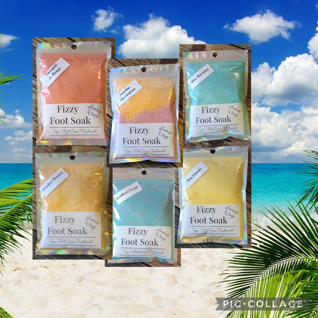 Island Spirits Fizzy Foot Soak: Tropical Spa Treatment - Etsy