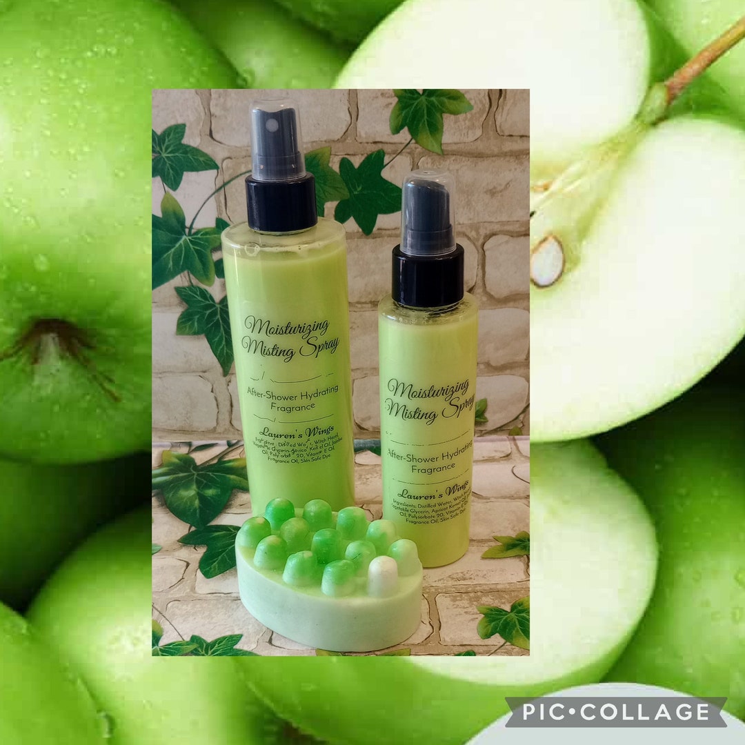 Green Apple AFTER SHOWER Misting SPRAY Blend of Skin Soothing - Etsy