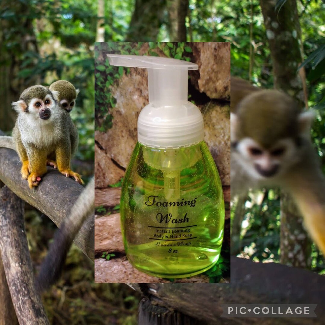 Monkey Farts FOAMING WASH 8 Oz. Instant Foaming Body & Hand Soap, Peach ...