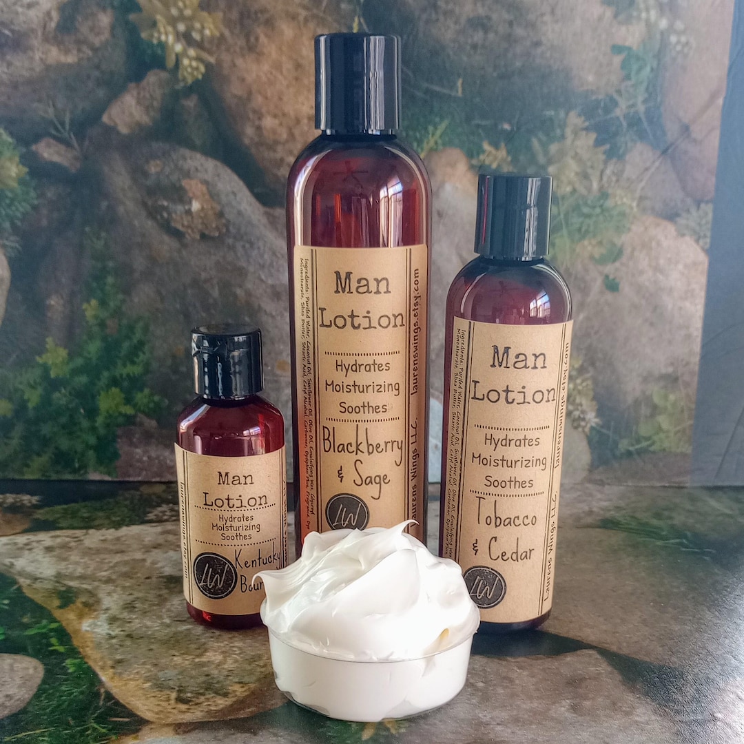 Man Lotion: Hydrating Skincare for Men - Various Scents - Etsy