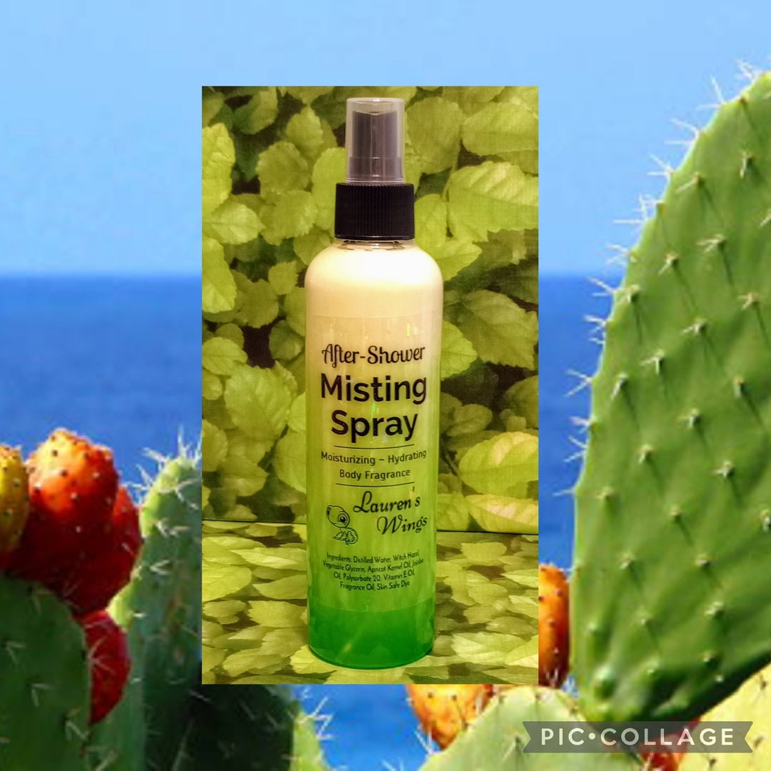 Cactus & Sea Salt AFTER SHOWER Misting SPRAY, Blend of Skin Soothing ...