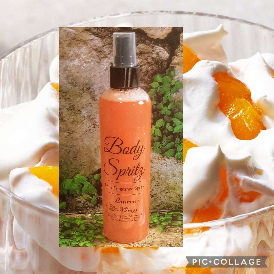 Peaches & Cream Body Spritz: Fresh Peach With Smooth Sweet Cream ...