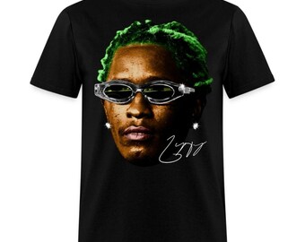 YOUNG THUG T-SHIRT Rap Tee Concert Merch Kanye Thugger Slime Season ...