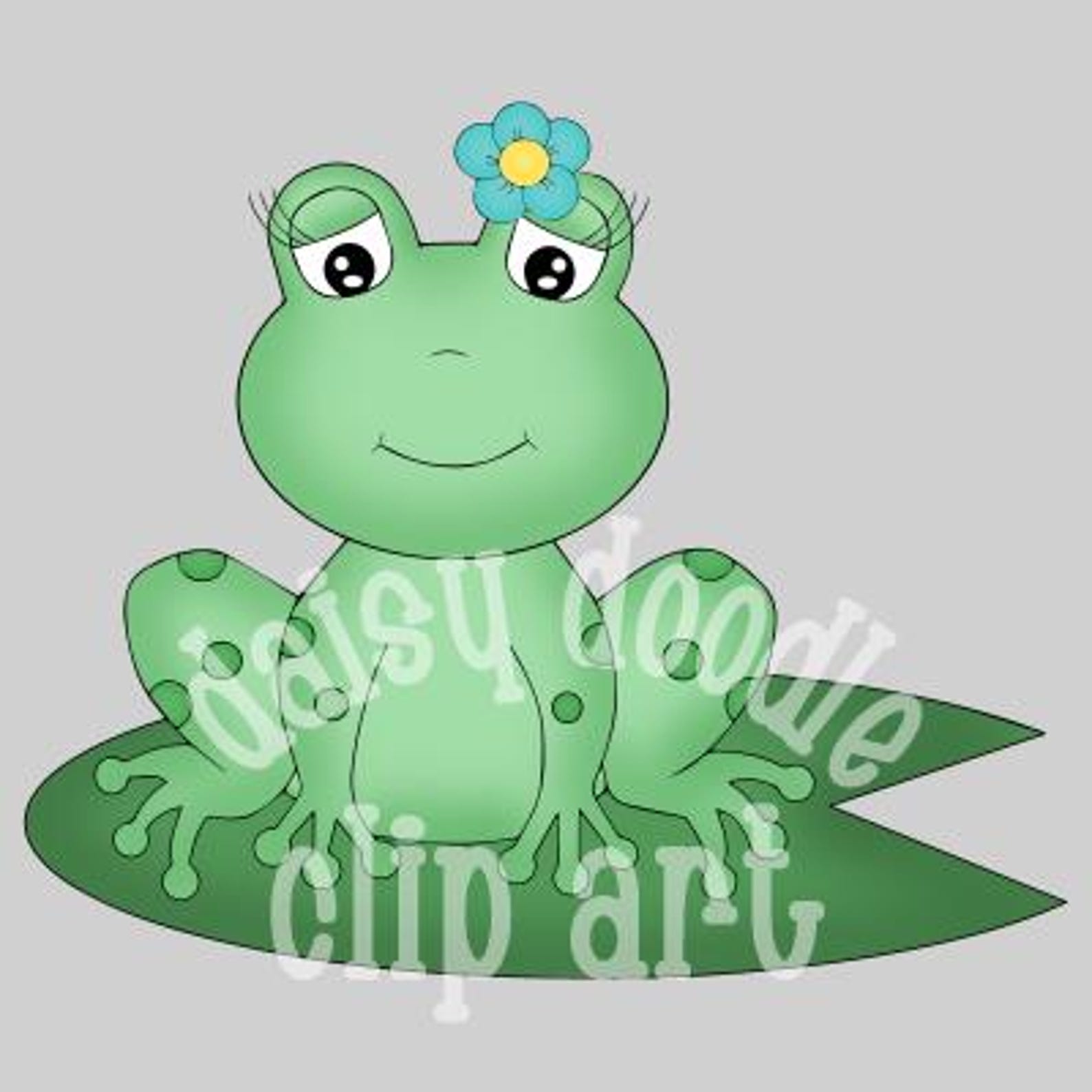 Summer Frog Clipart, Includes 14 Frog Images, Frog Clipart, Spring Frog ...