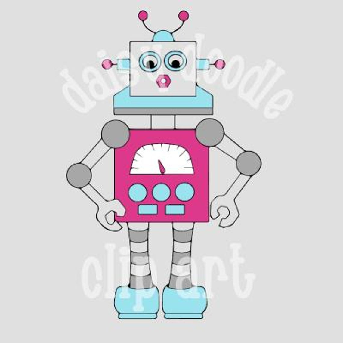 Robot Clipart, Robots, Cute Robot Clipart, Simple Robot Clipart ...