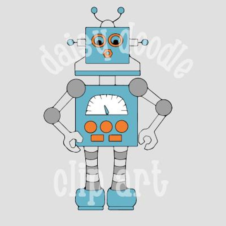Robot Clipart, Robots, Cute Robot Clipart, Simple Robot Clipart ...