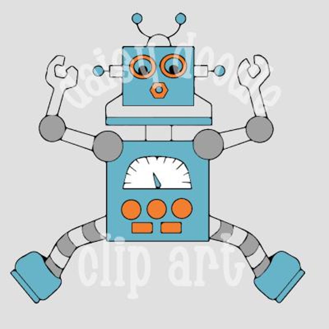 Robot Clipart, Robots, Cute Robot Clipart, Simple Robot Clipart ...