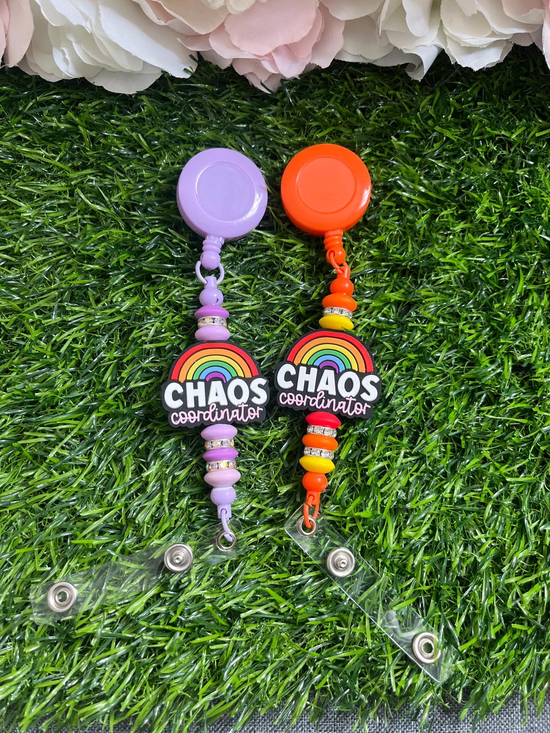 Chaos Coordinator Badge Reel / ID Holder - Etsy UK