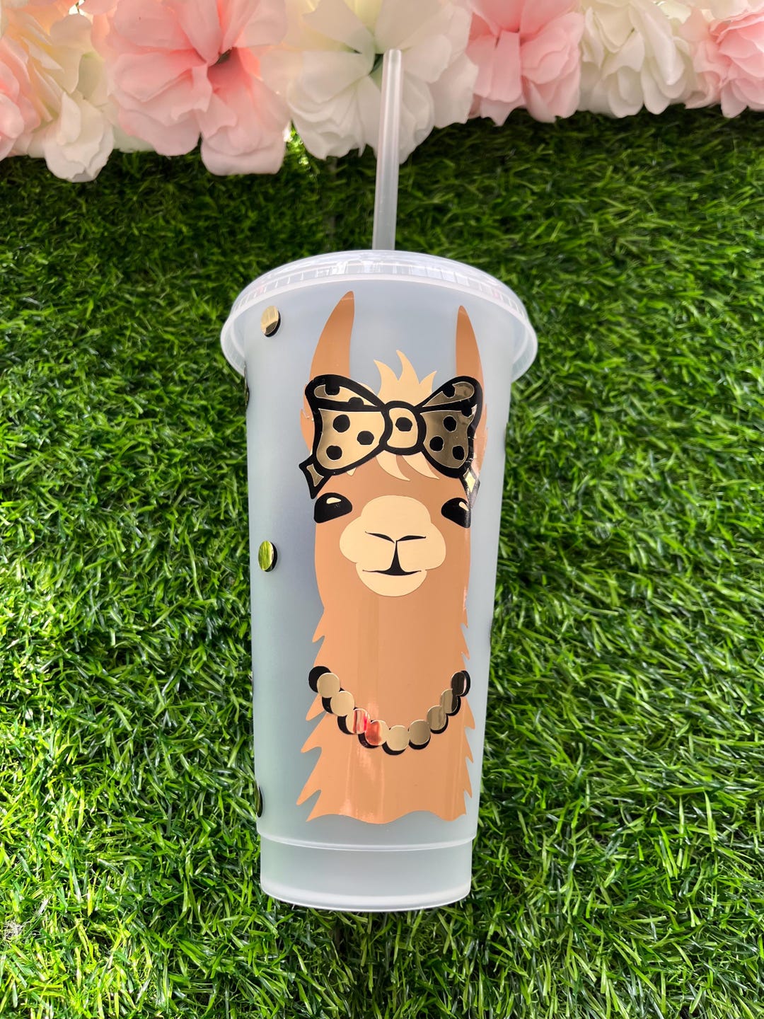 Llama 24oz Cold Cup - Etsy