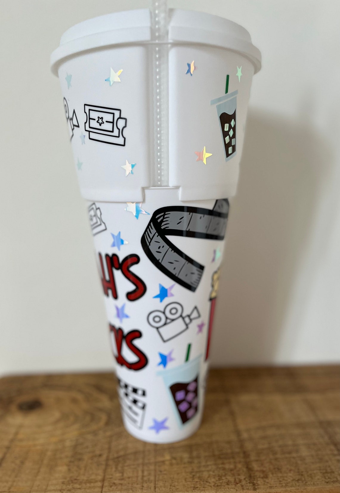 Sip and Snack Movie Night Mega Cups - Etsy UK