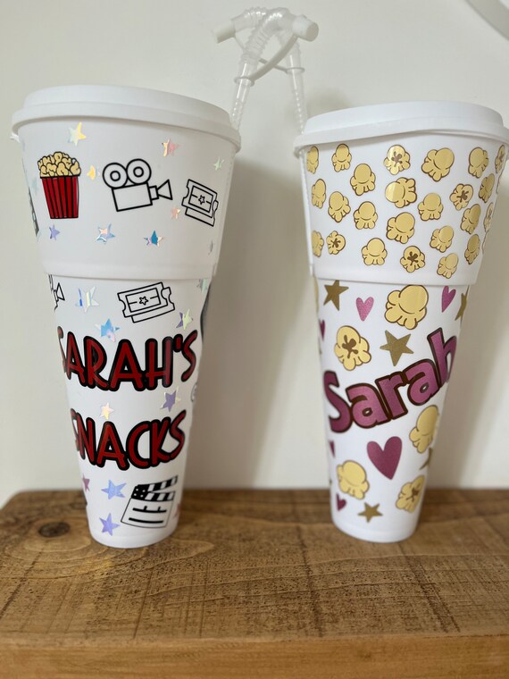 Sip and Snack Movie Night Mega Cups - Etsy UK