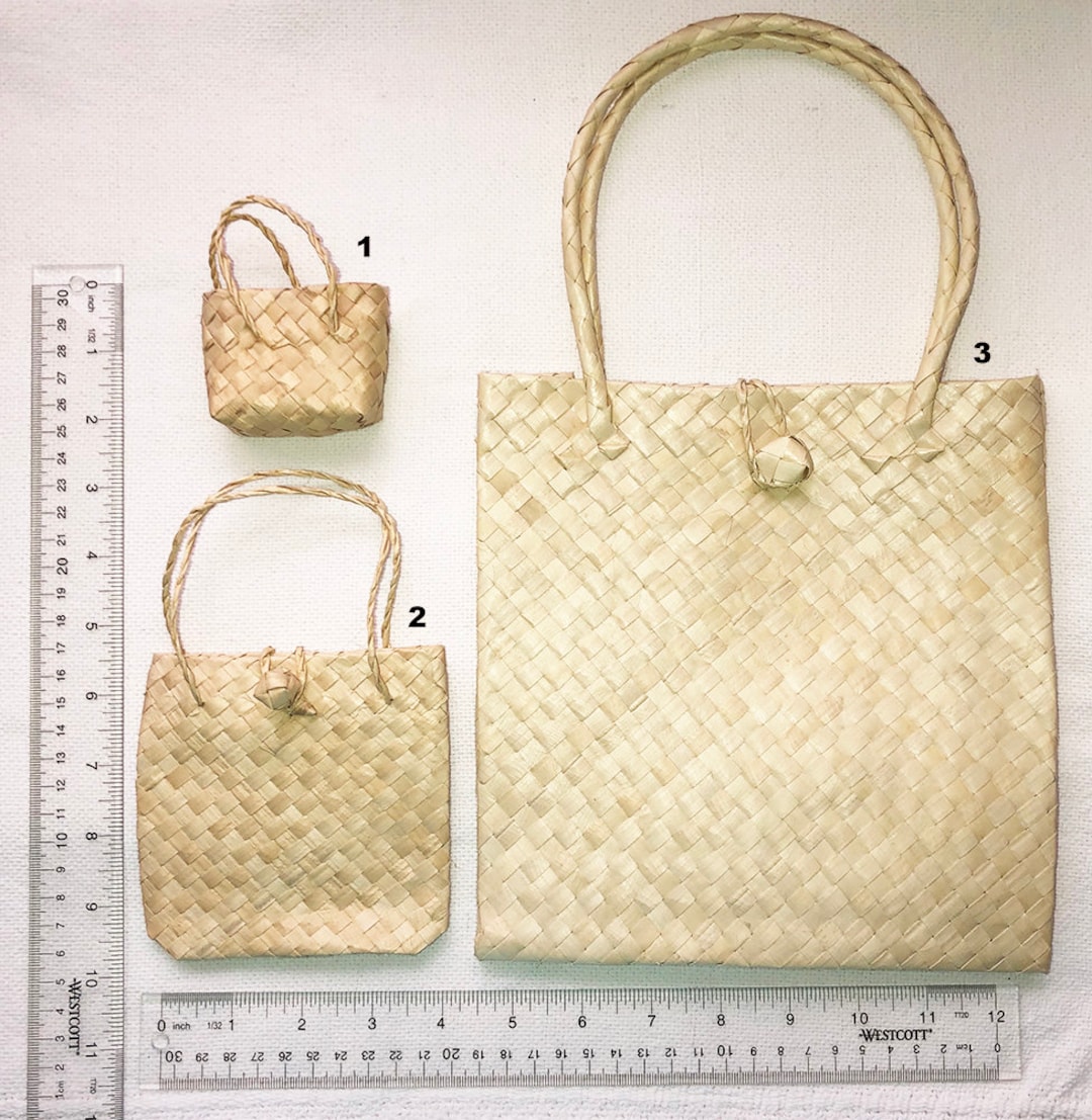 Buri Gift Tote Bags - Etsy