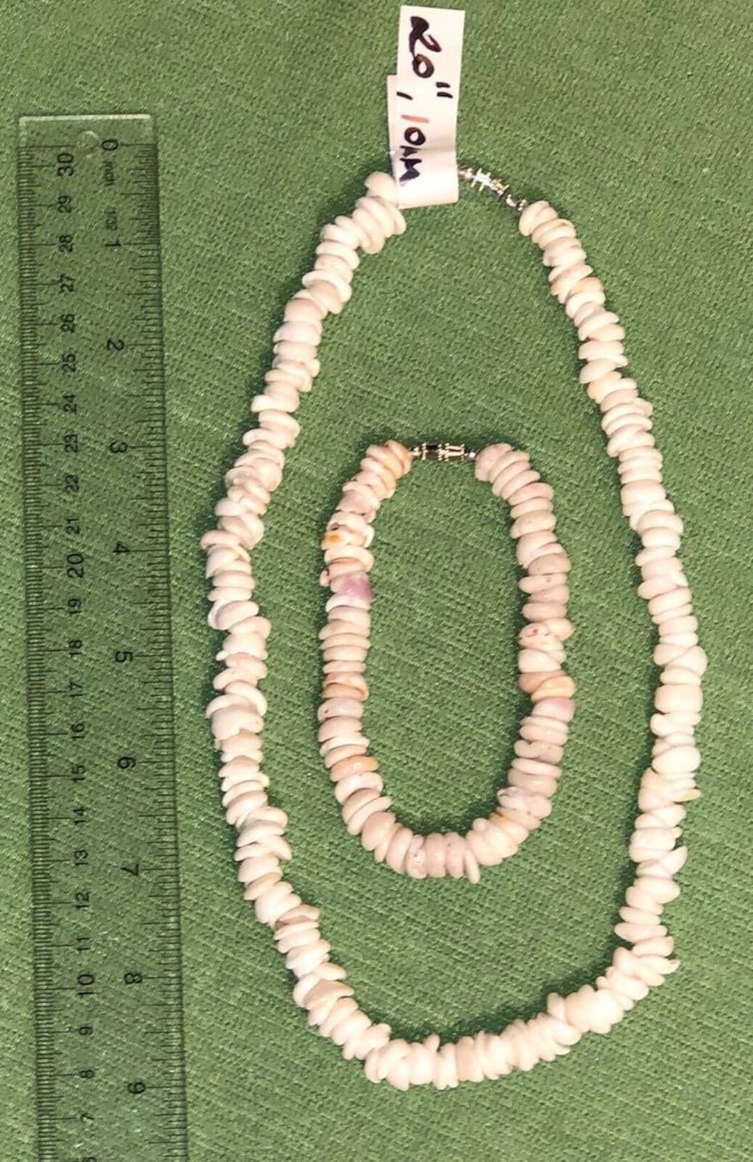 Puka Shells Necklace Plus Bracelet Set - Etsy