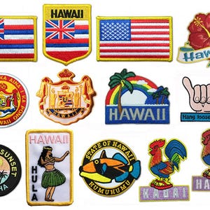 Hawaiian Embroidery Patches - Etsy