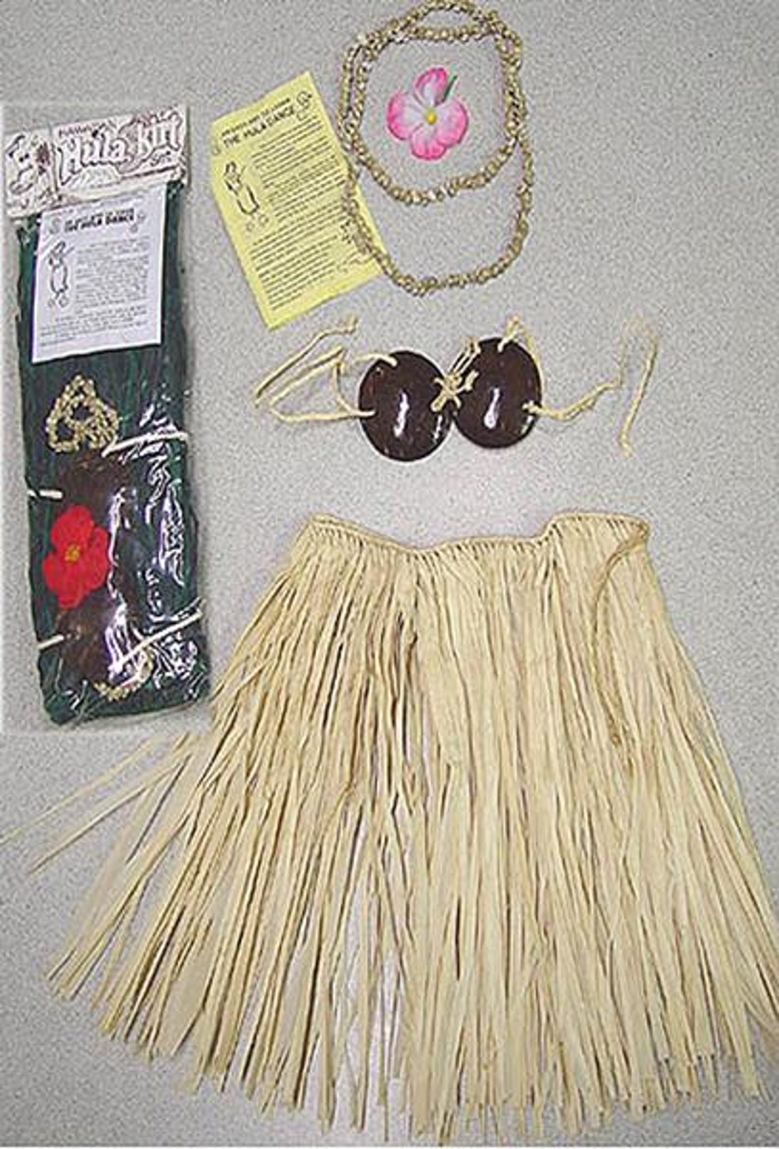 Hula Skirt Set With Coconut Bra - Etsy
