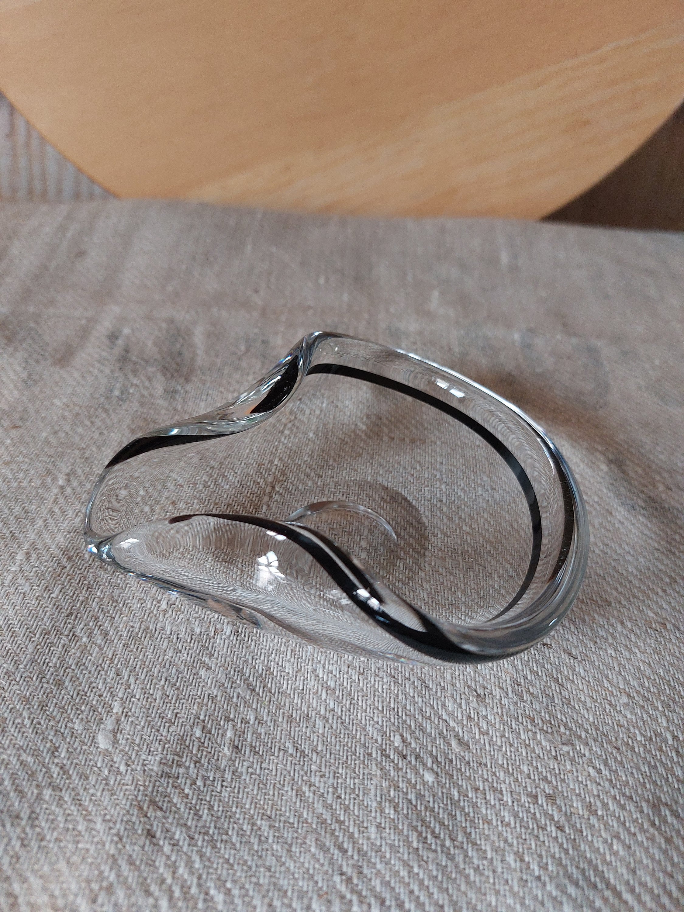 Vintage 1950s Vicke Lindstrand, Kosta Boda, Sweden Art Glass Small Bowl ...